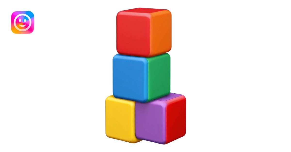 TOY BLOCKS emoji | AI Emoji Generator