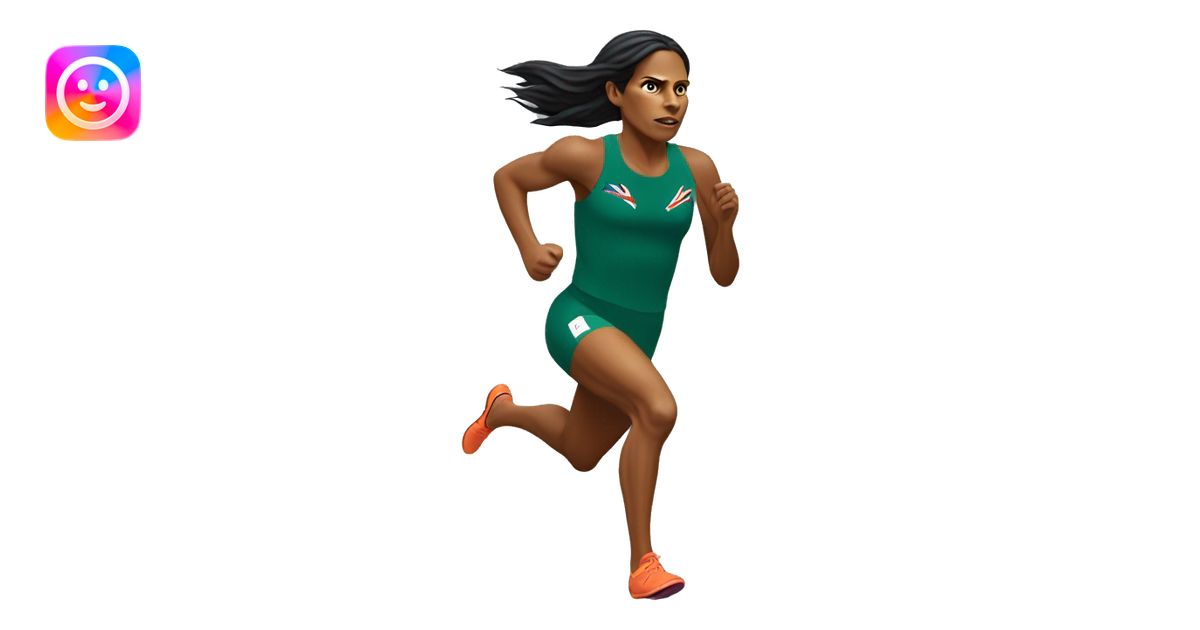 Cathy freeman sprinting emoji | AI Emoji Generator