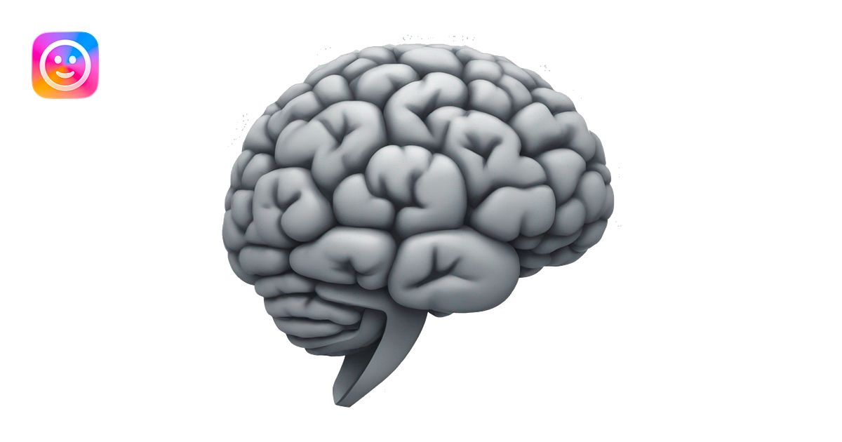 Lead brain emoji | AI Emoji Generator
