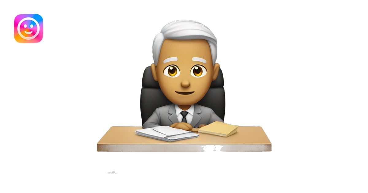 Working hard desk emoji emoji | AI Emoji Generator