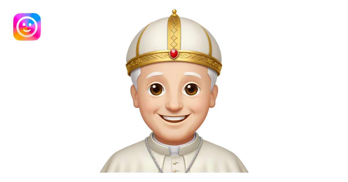Happy pope emoji | AI Emoji Generator