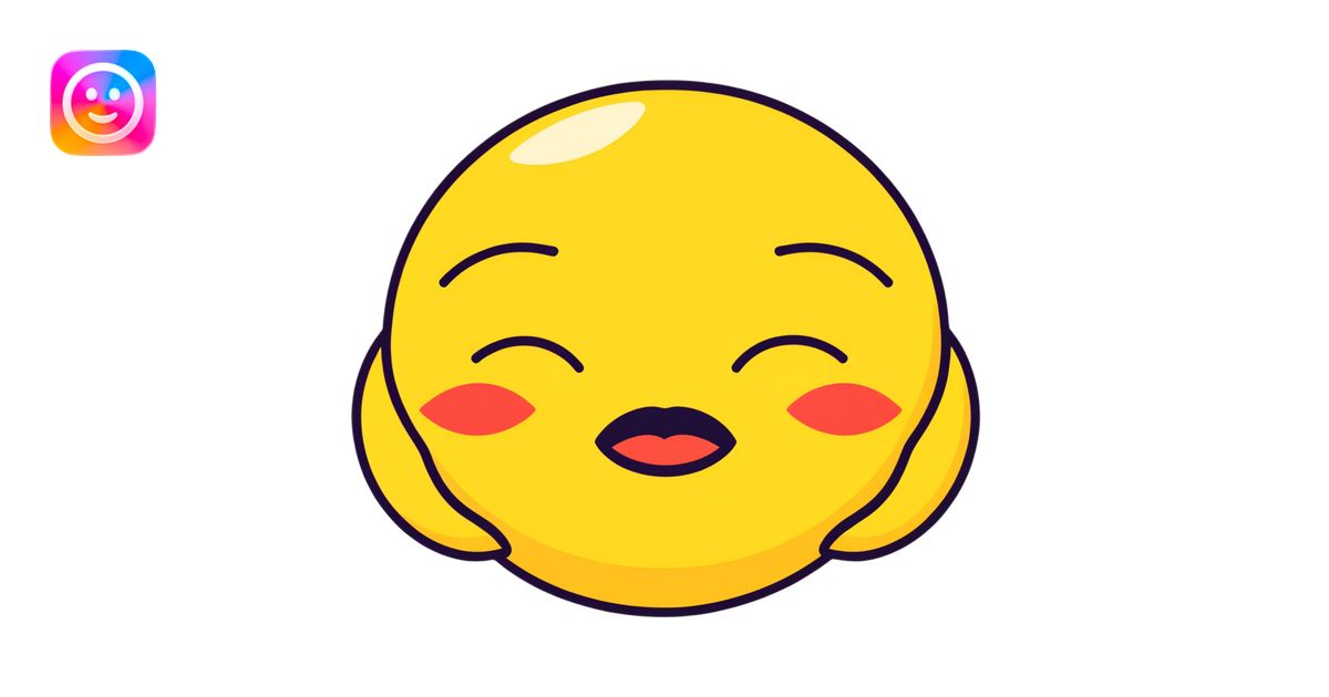 Snogging emoji image | AI Emoji Generator
