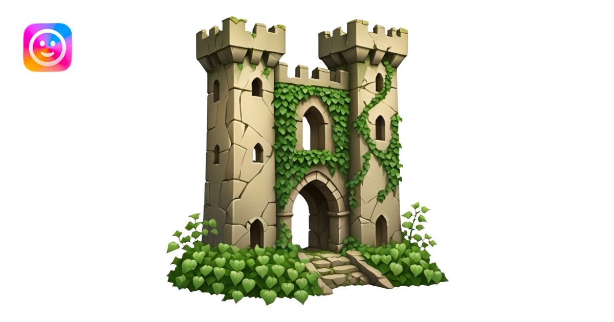 ruined castle emoji | AI Emoji Generator