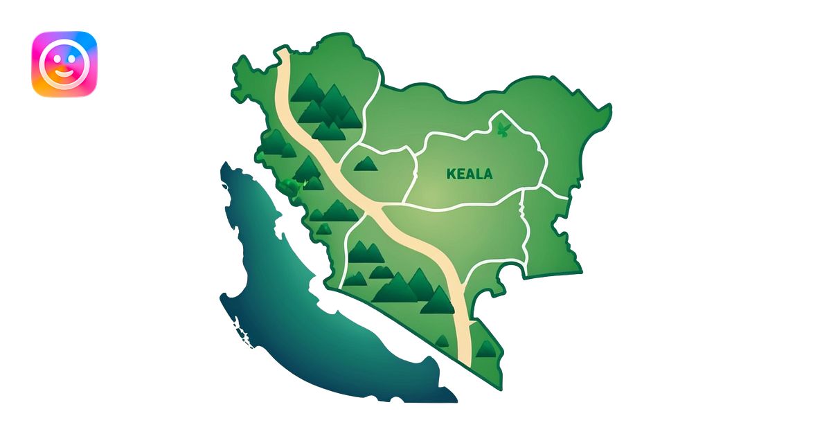 Kerala map shape emoji emoji | AI Emoji Generator