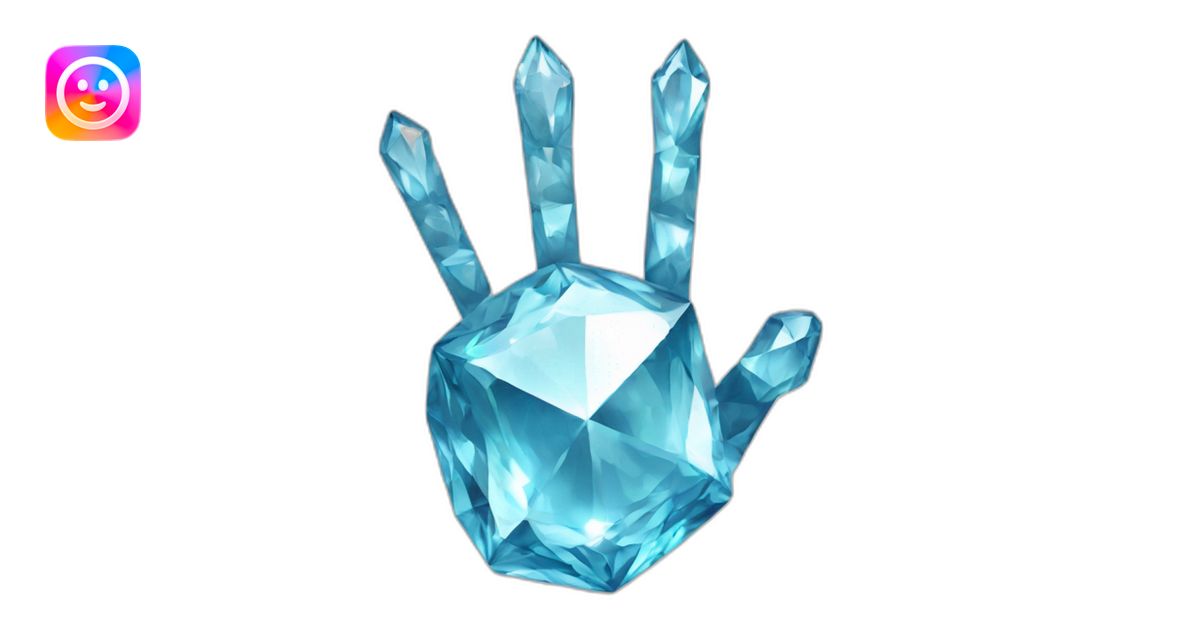 Diamond hand emoji | AI Emoji Generator