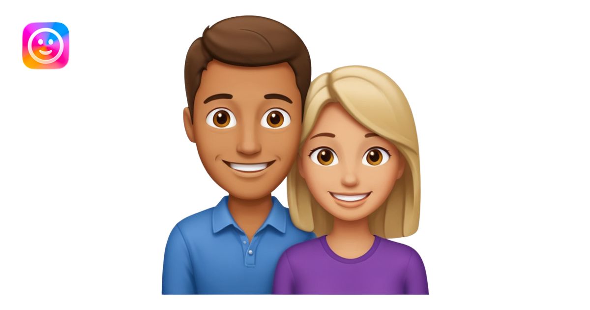 Man devoted to a woman emoji | AI Emoji Generator