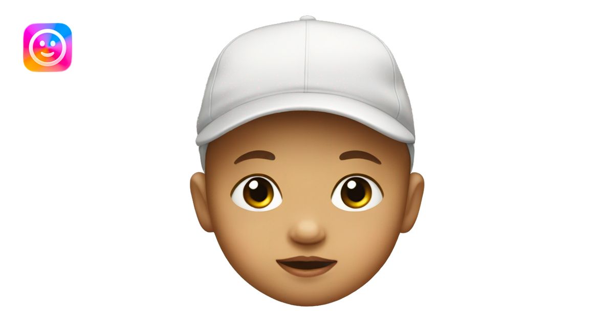 Baby with cap emoji | AI Emoji Generator