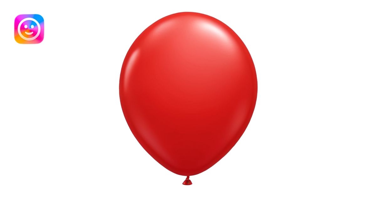 red baloon emoji | AI Emoji Generator
