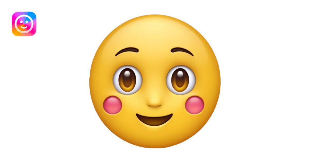 Emoji rond et jaune qui regarde à gauche emoji | AI Emoji Generator