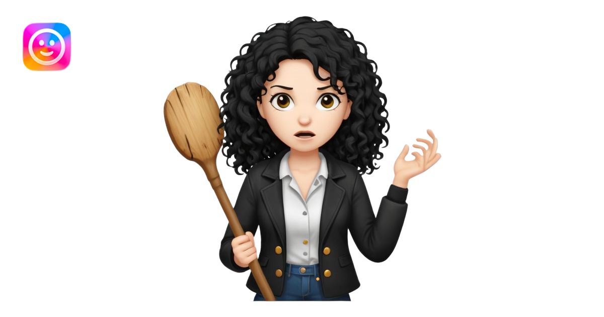 Hey, please generate me an emoji that depicts a woman white skin long ...