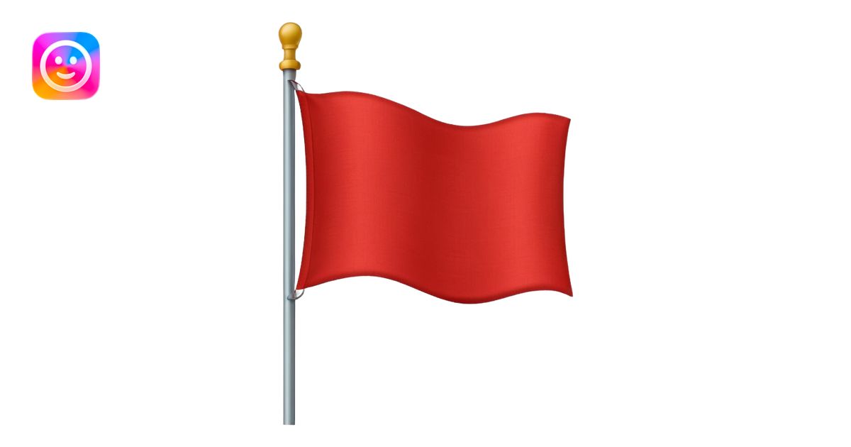 plain red flag emoji | AI Emoji Generator