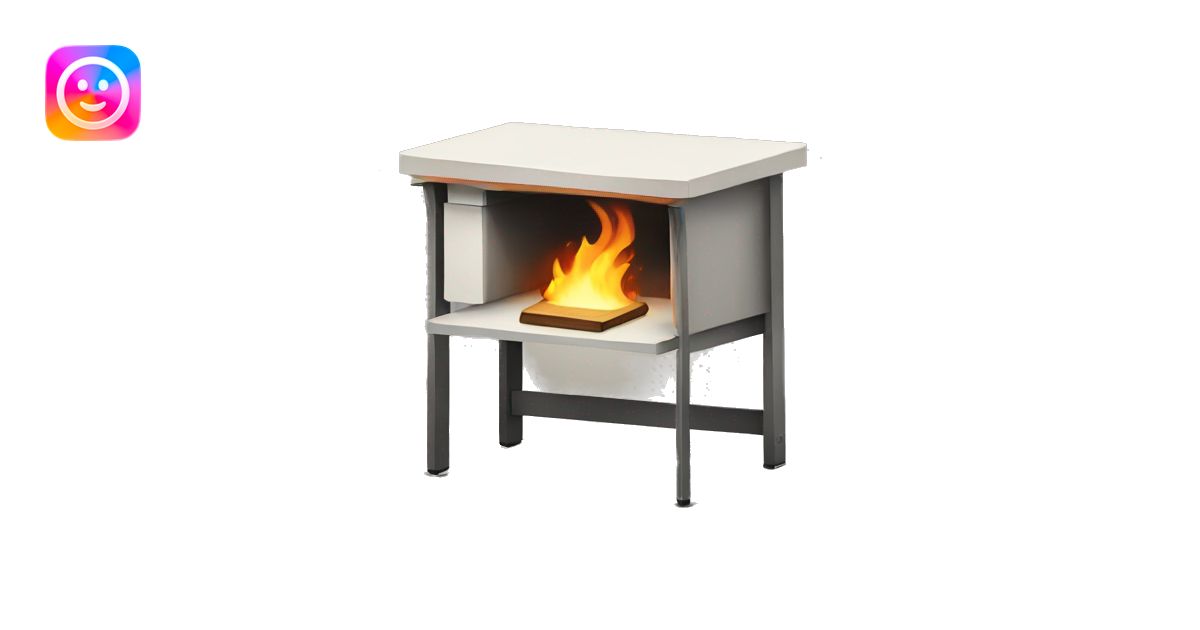 burning desk emoji | AI Emoji Generator