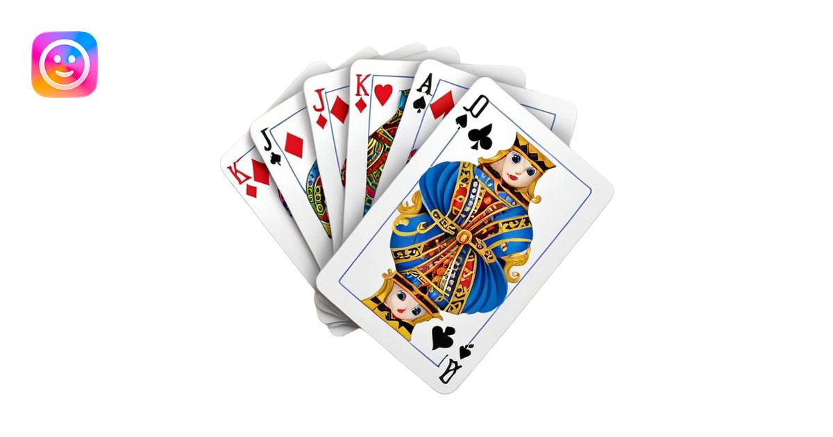 A deck of cards emoji | AI Emoji Generator