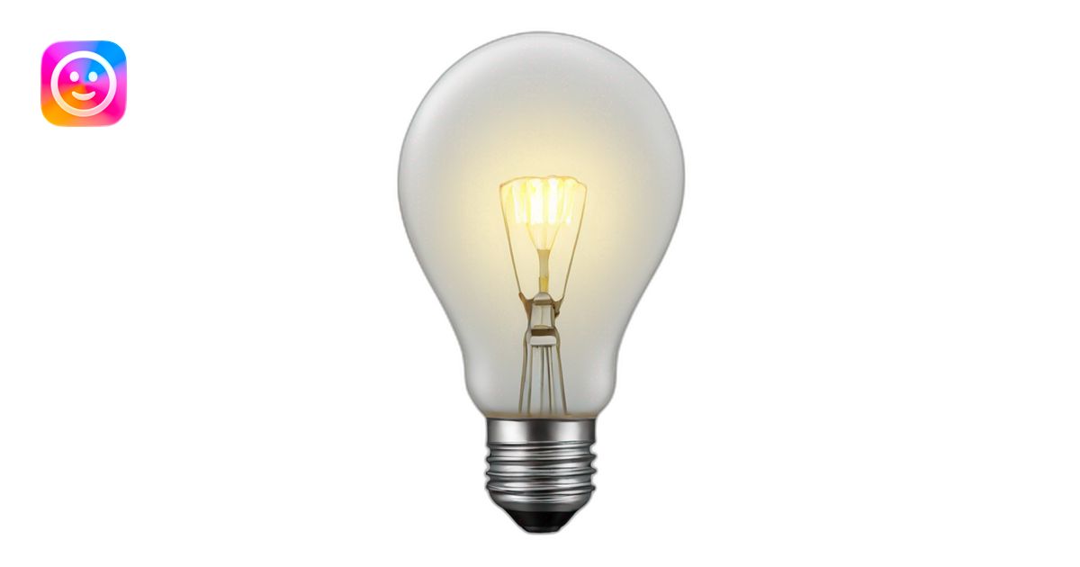 Bulb emoji | AI Emoji Generator