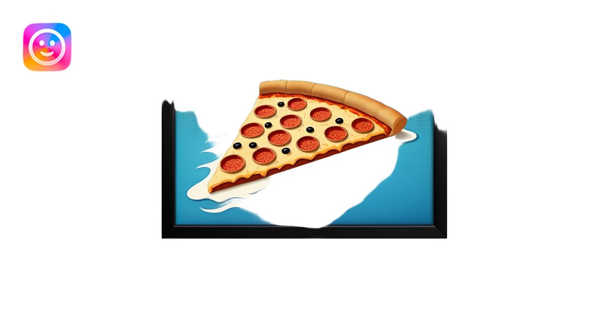 Chicago Riverwalk pizza emoji | AI Emoji Generator