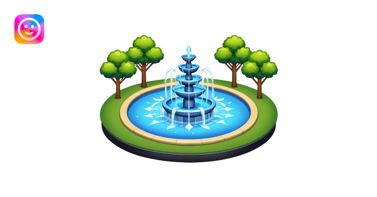 Parque con fuentes emoji | AI Emoji Generator