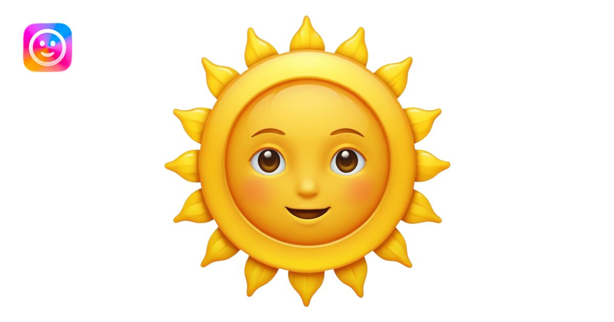 sun emoji | AI Emoji Generator