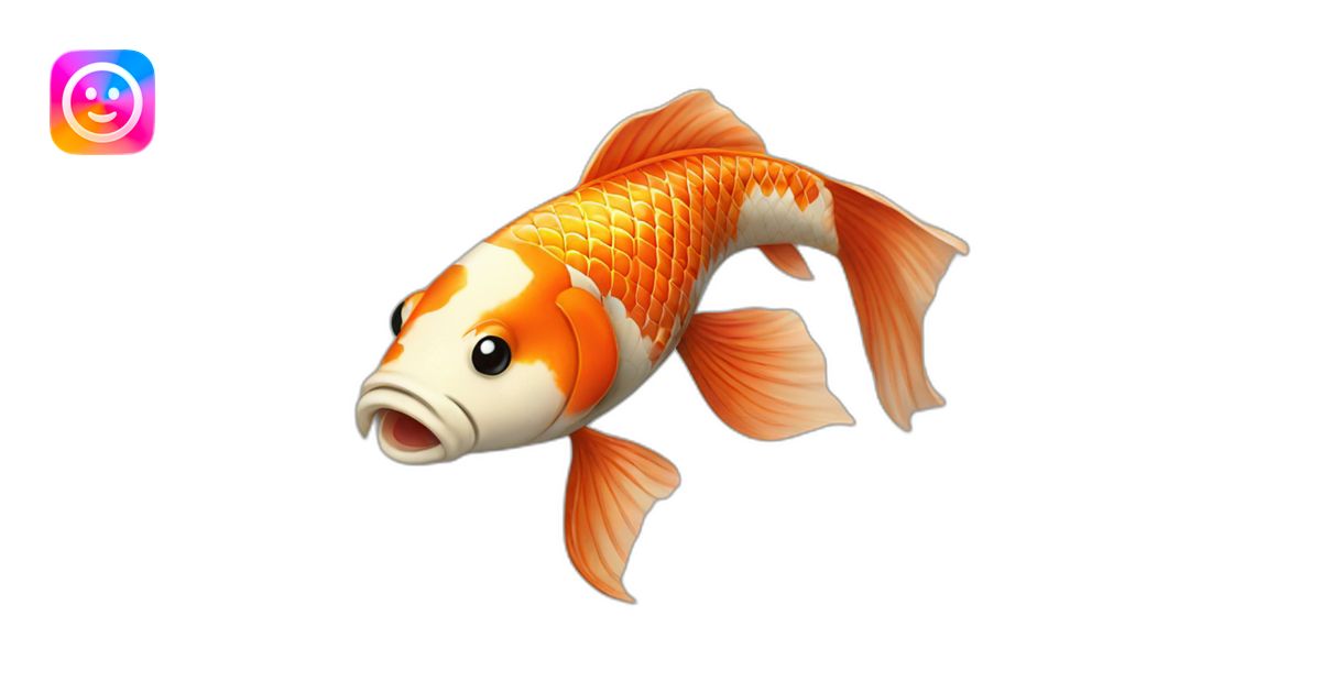 Koi fish emoji | AI Emoji Generator