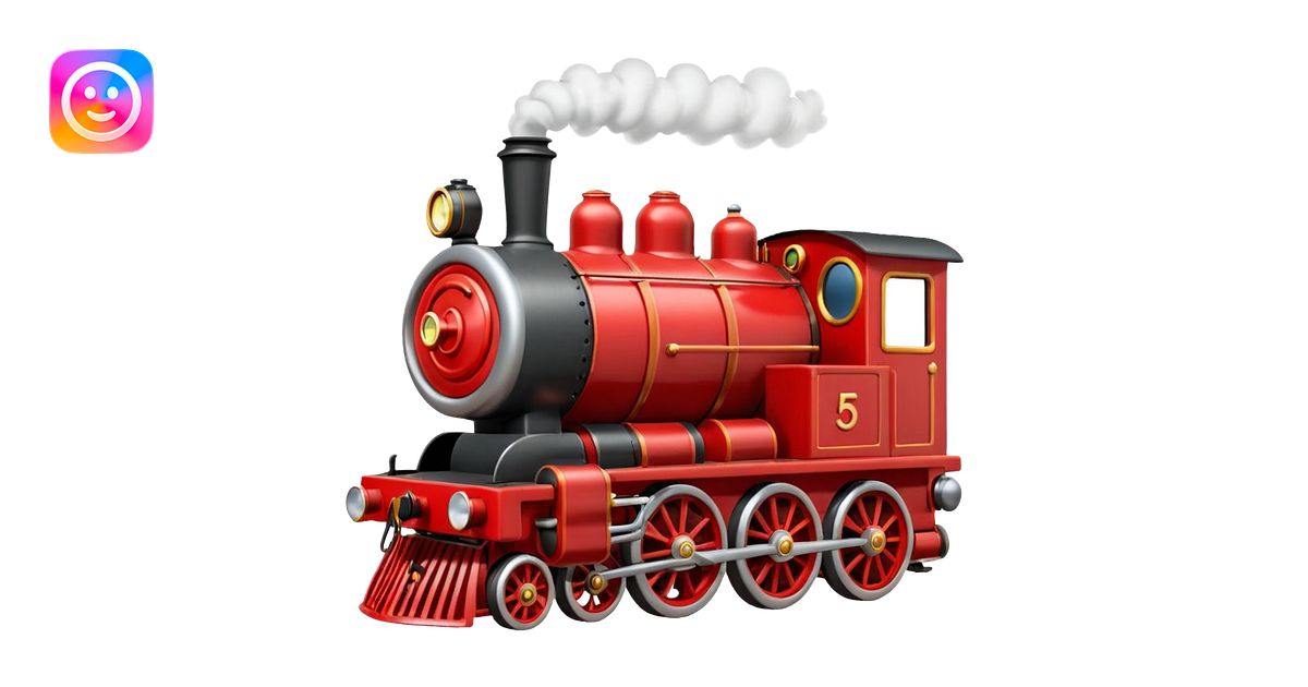 james the red engine from thomas and friends emoji | AI Emoji Generator