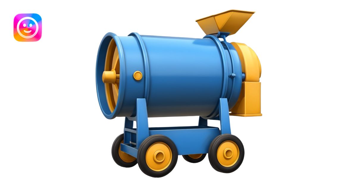 concrete mixer emoji | AI Emoji Generator
