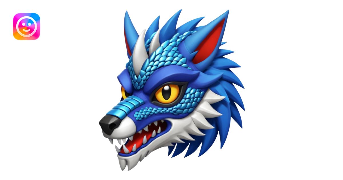 Grem2-Gremz-Wickerbeast-Protogen-Primagen-Sergal-fusion emoji | AI ...