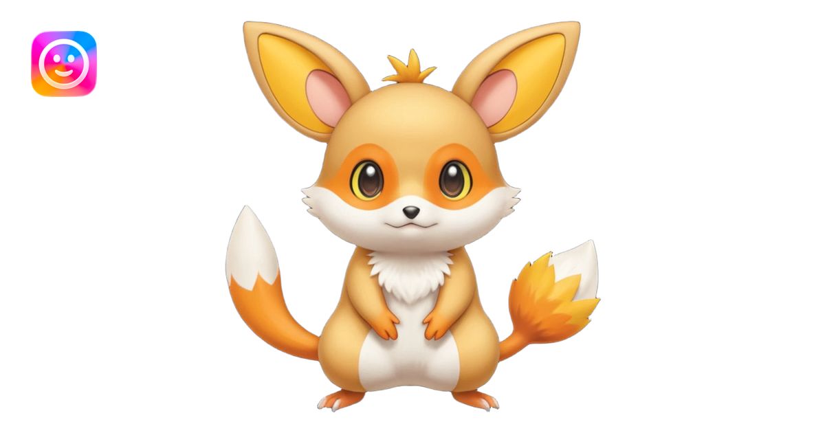 Dedenne-Victini-Buizel-fusion emoji | AI Emoji Generator