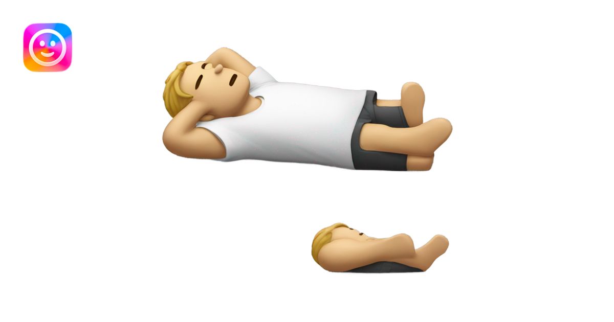 sad man laying emoji | AI Emoji Generator
