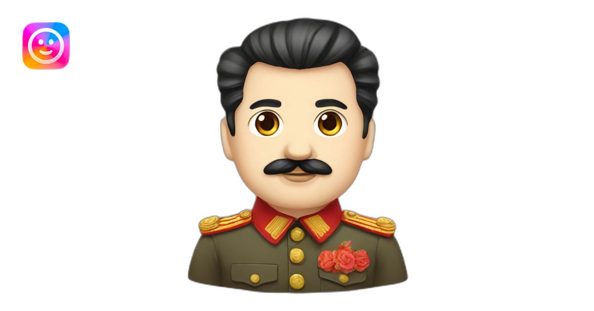 Stalin kawaii emoji | AI Emoji Generator
