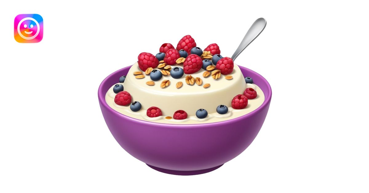 protein yogurt bowl emoji | AI Emoji Generator