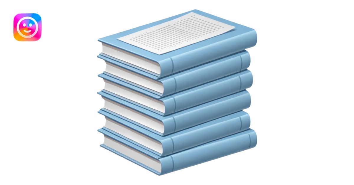 big Pile of patent papers emoji | AI Emoji Generator