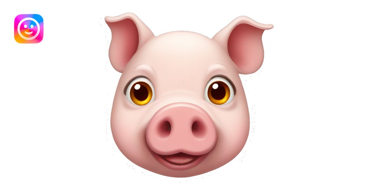 red eyed pig emoji | AI Emoji Generator