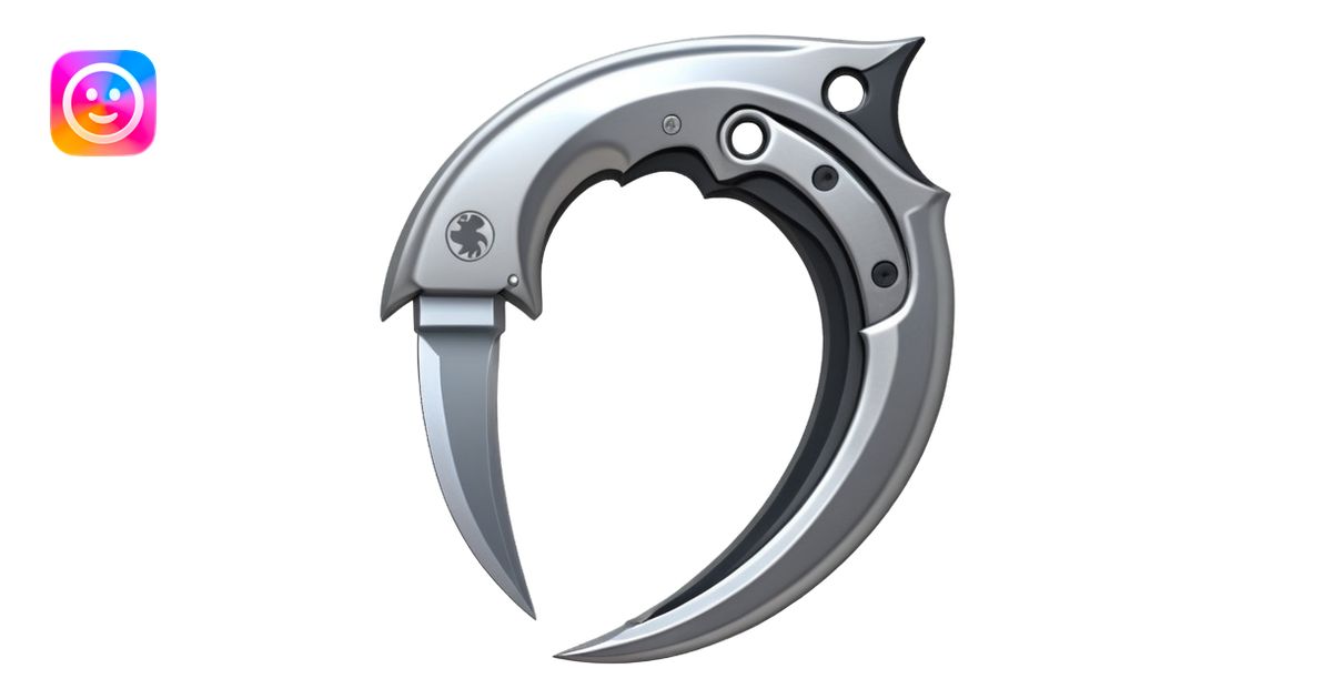 sorayama karambit emoji | AI Emoji Generator
