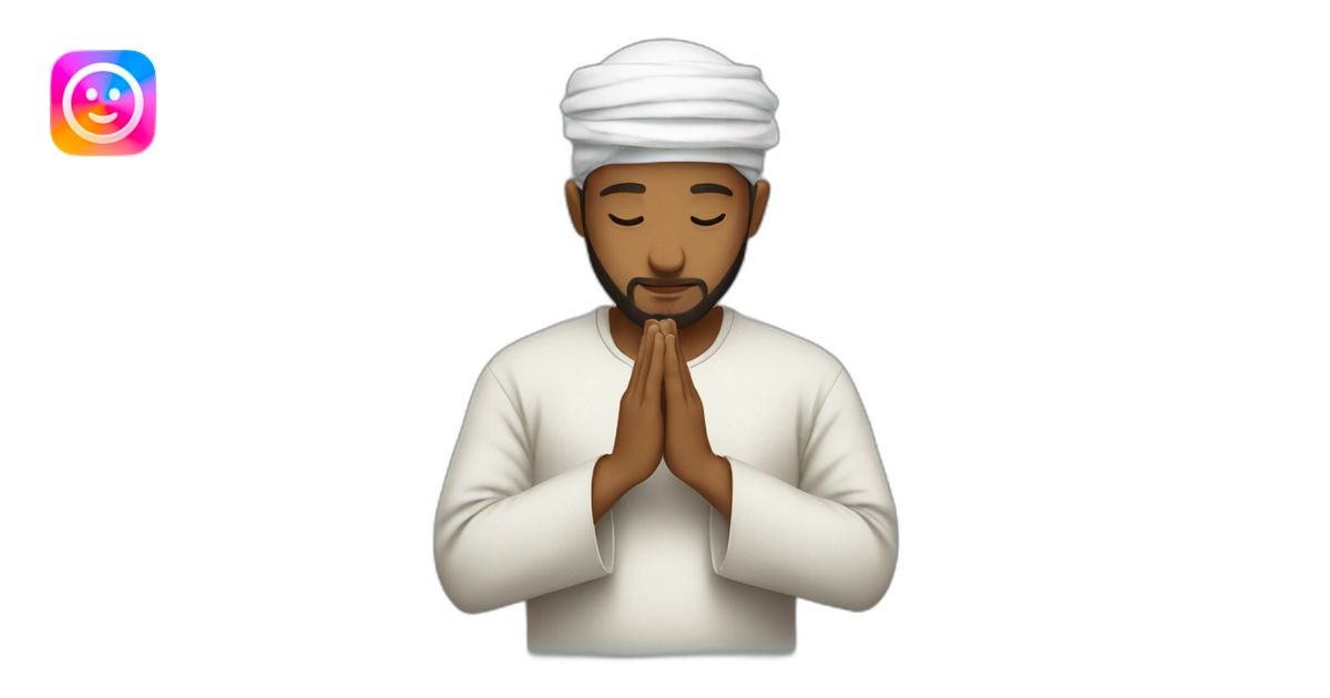 muslim praying emoji | AI Emoji Generator