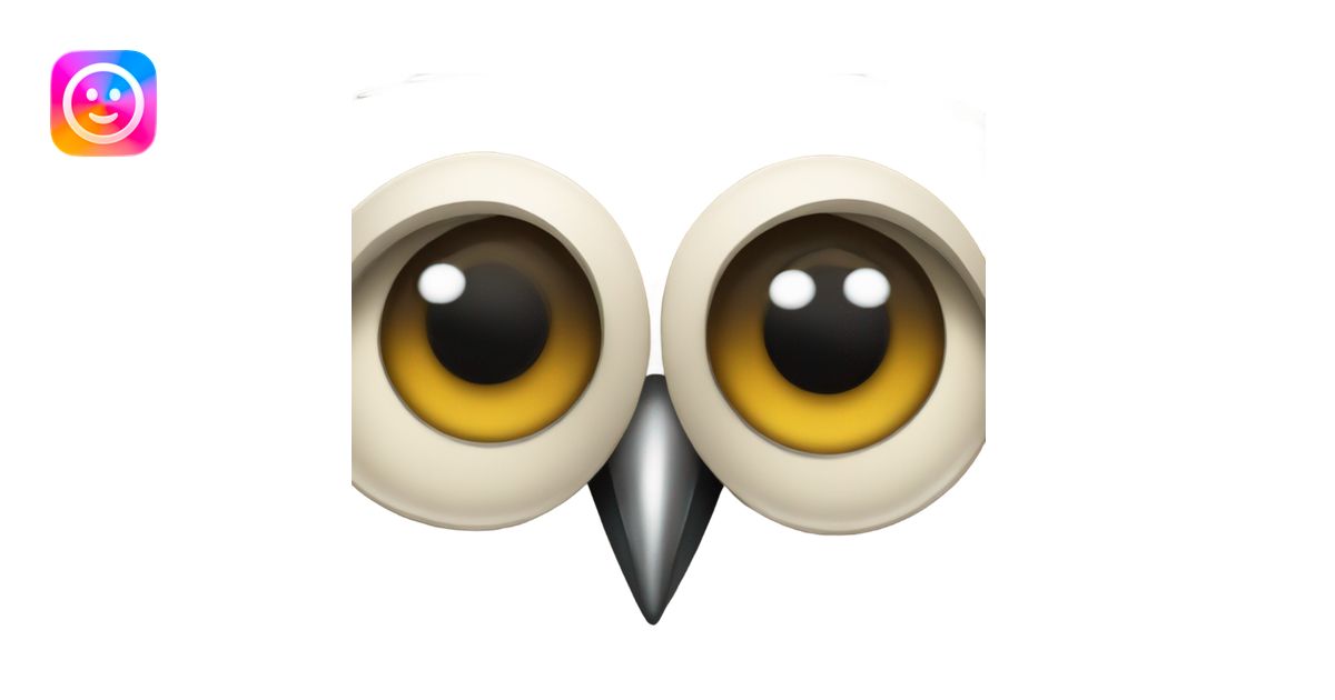 Owl crying face emoji emoji | AI Emoji Generator