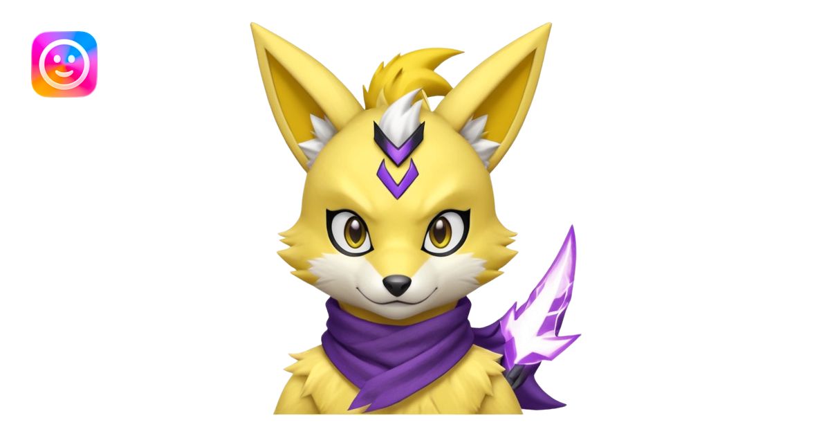 Furry Anthropomorphic Yellow Renamon-Zeraora-Toxtricity-Pokémon-Digimon ...