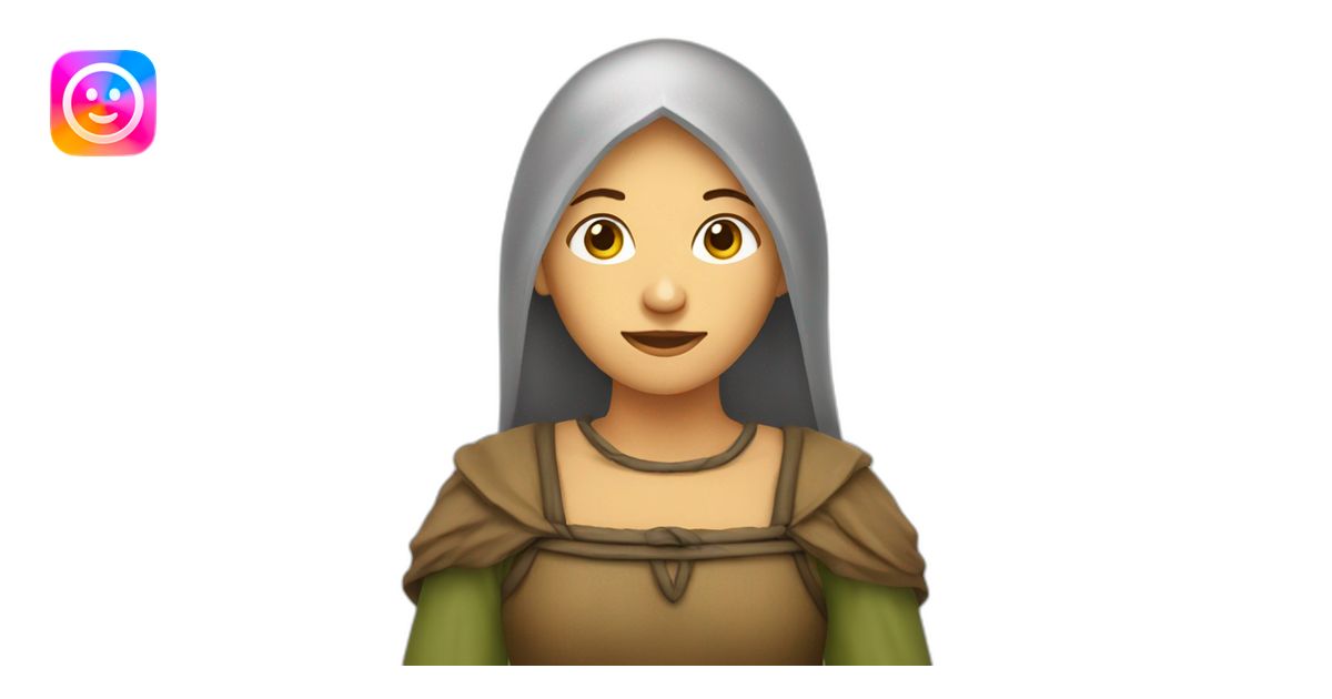 medieval woman peasant emoji | AI Emoji Generator