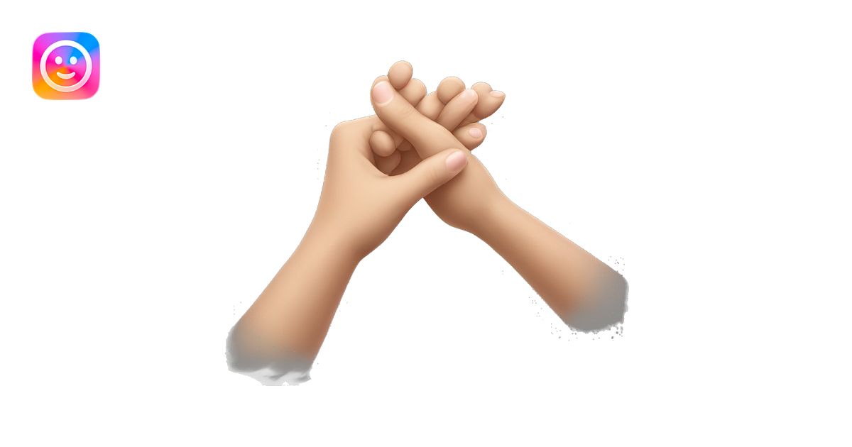 Pinky promise emoji | AI Emoji Generator