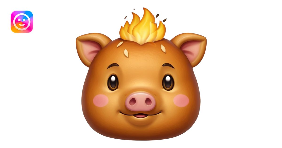 roasted pork emoji | AI Emoji Generator