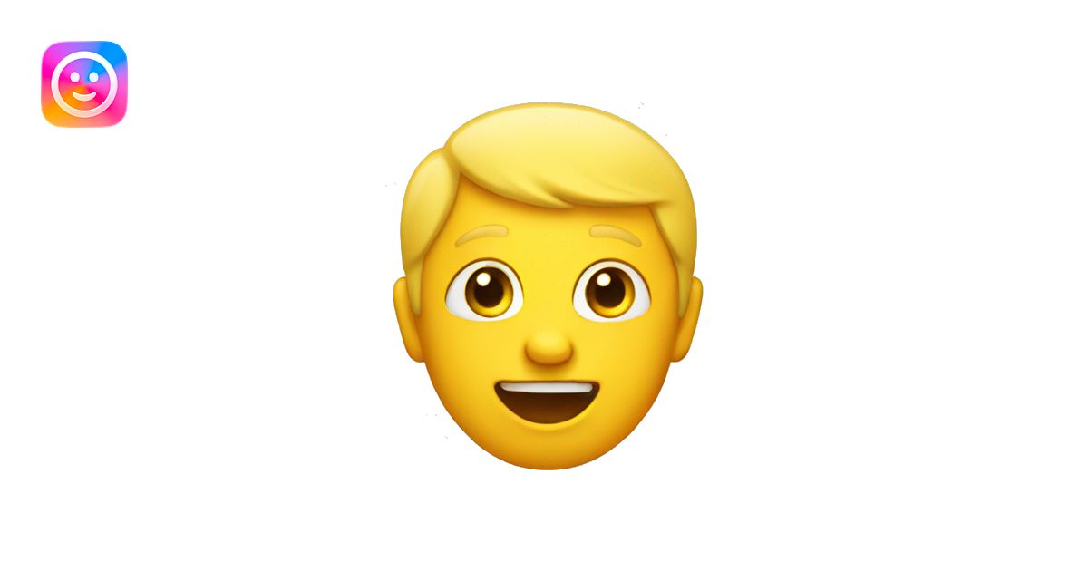 Celebrating Little Yellow Face emoji | AI Emoji Generator