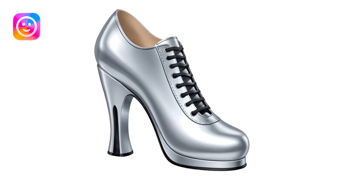 thierry mugler style spam can shoe sculpture emoji | AI Emoji Generator