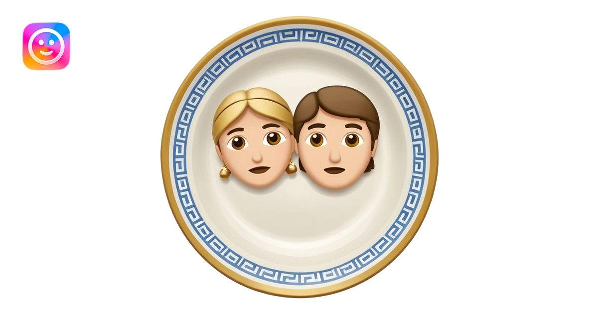 greek wedding broken plate emoji | AI Emoji Generator