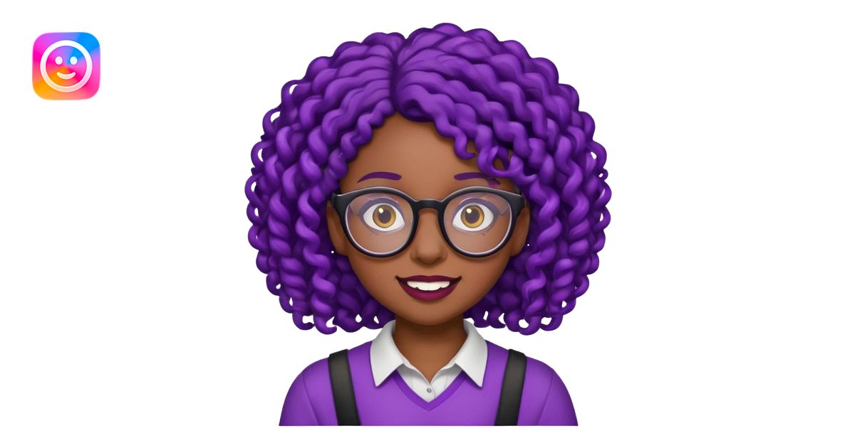 nerd emoji like with glasses showing only her buck teeth but it’s a ...
