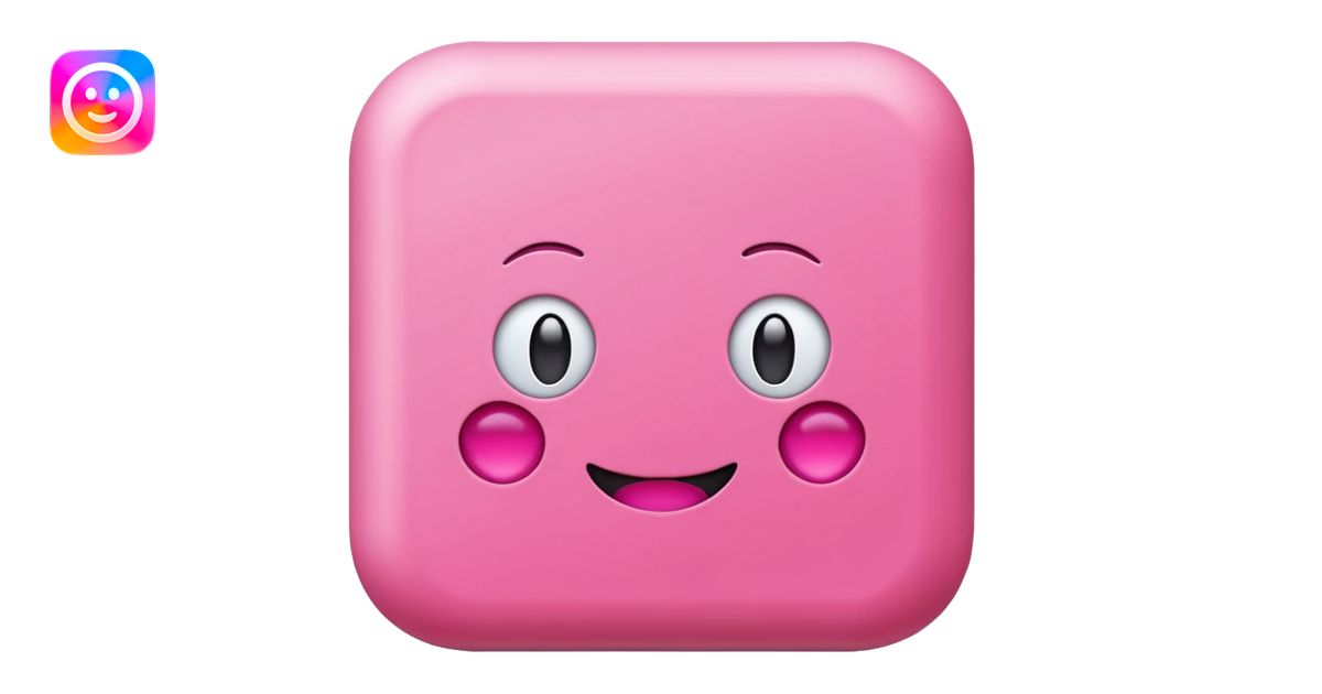 Pink packaging emoji | AI Emoji Generator