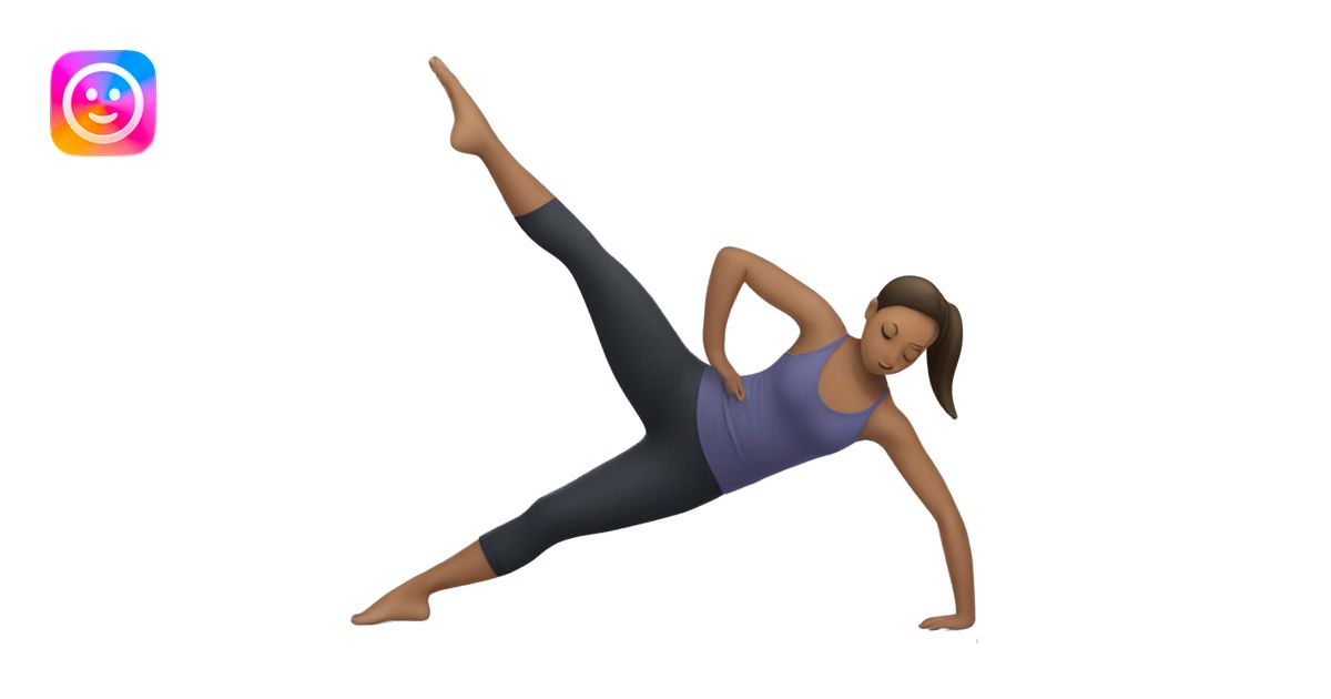 Pilates stretch emoji | AI Emoji Generator