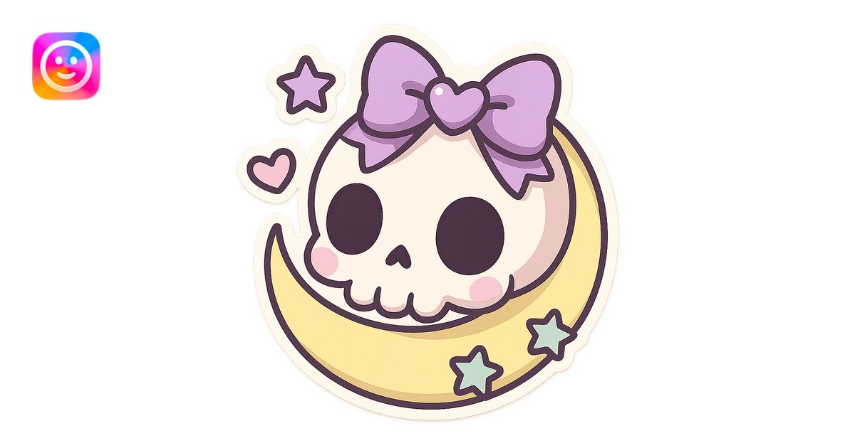 pastel goth objects, show one emoji | AI Emoji Generator