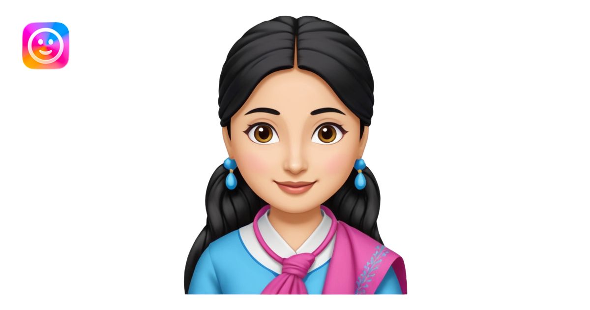 generate a pretty bratz emoji that looks like Kareena Kapoor's Geet ...