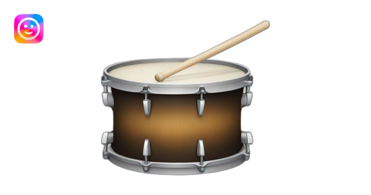 Drum emoji | AI Emoji Generator