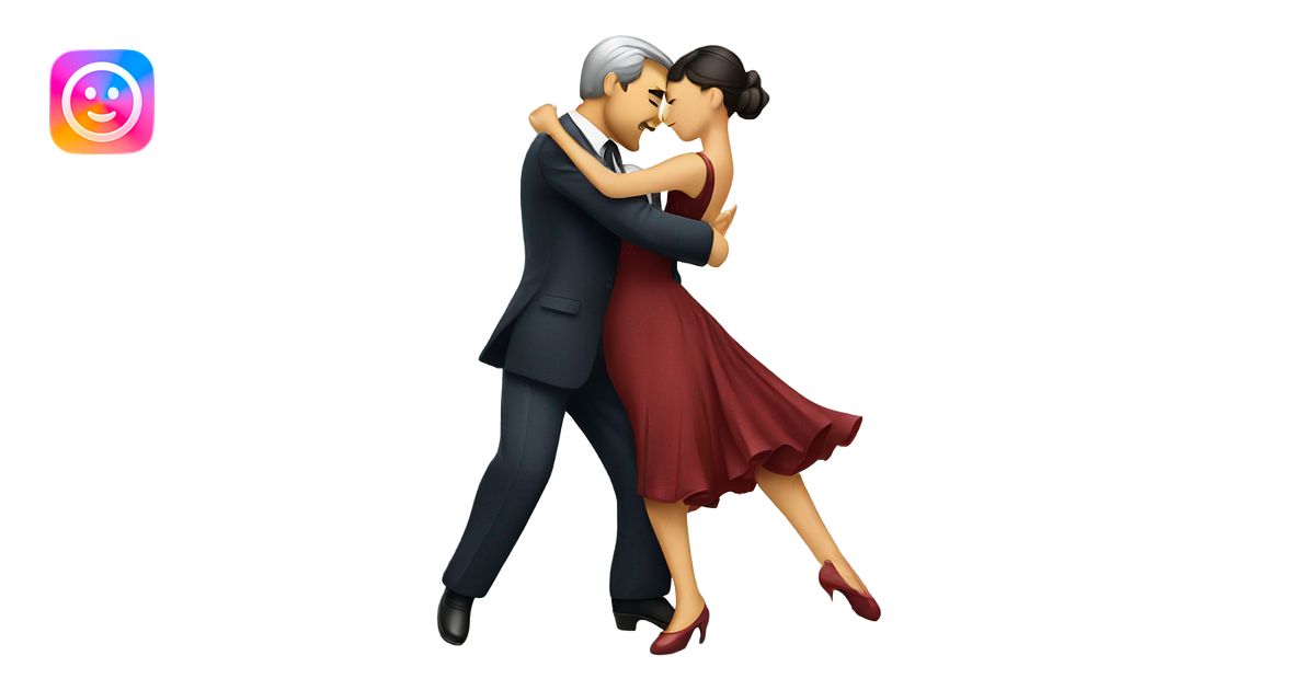 Dancing Argentine tango emoji | AI Emoji Generator