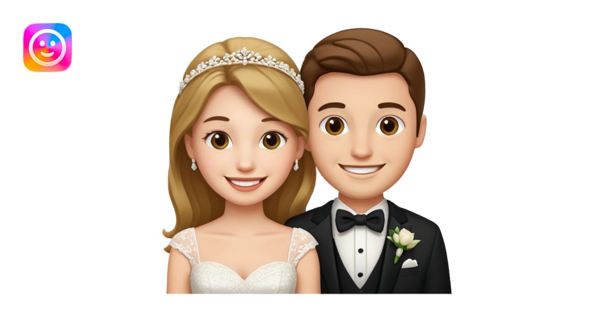 a man and a woman getting married emoji | AI Emoji Generator