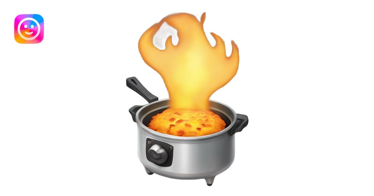 calcifer from howls moving castle eat scrambled eggs emoji | AI Emoji ...